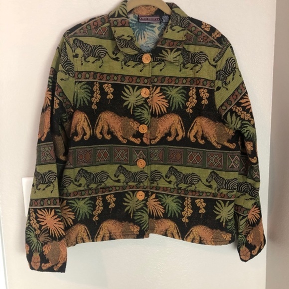Vintage | Jackets & Coats | Vintage Zoo Animal Blazer | Poshmark
